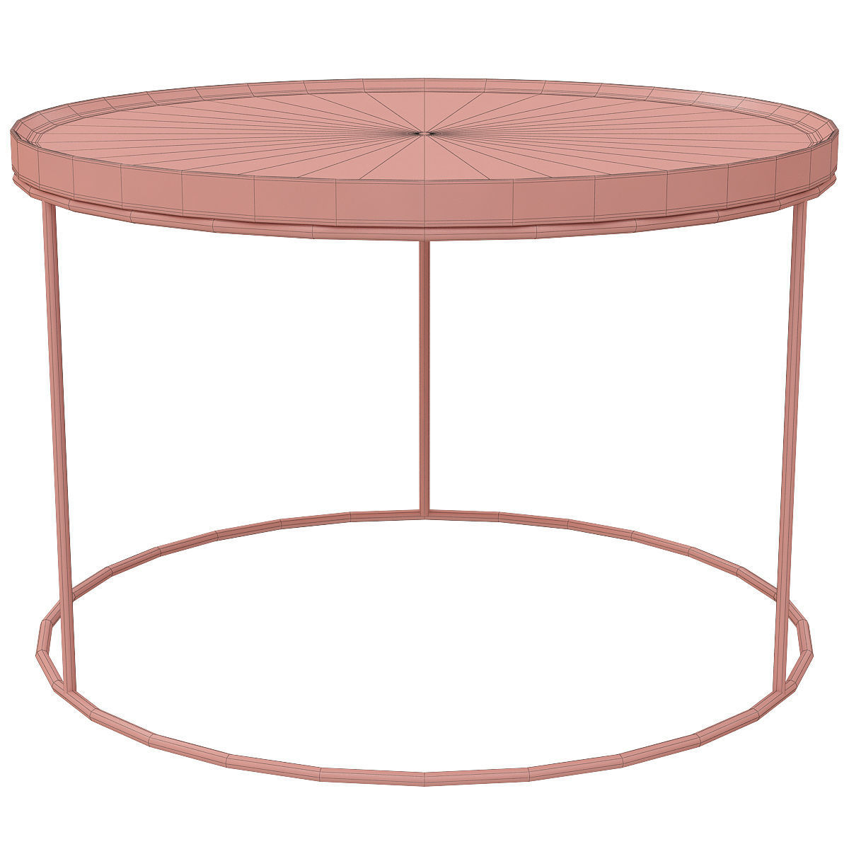 Coffee table Circle 3D model | CGTrader