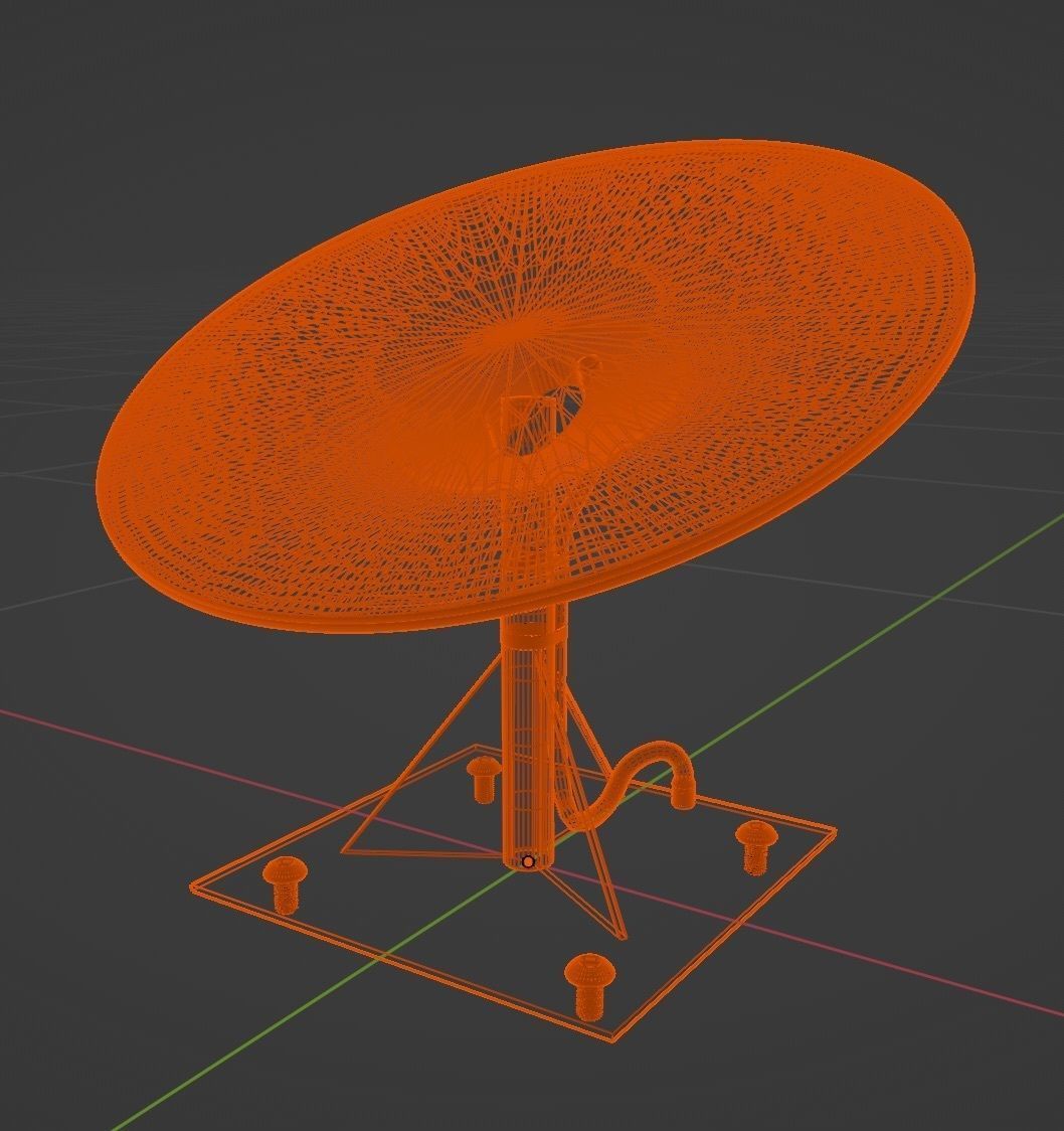 Satellite antennas 3D model | CGTrader