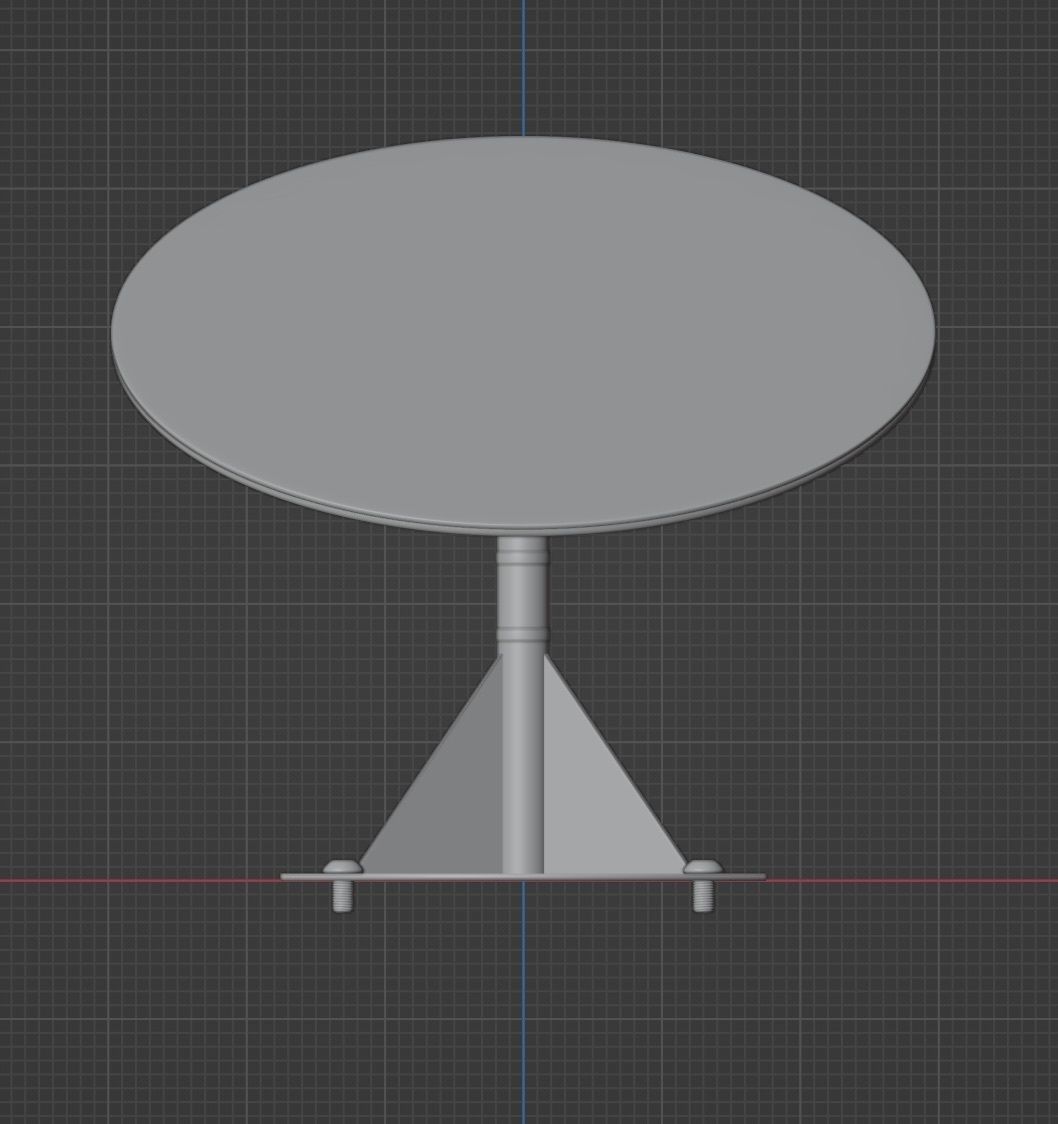 Satellite antennas 3D model | CGTrader