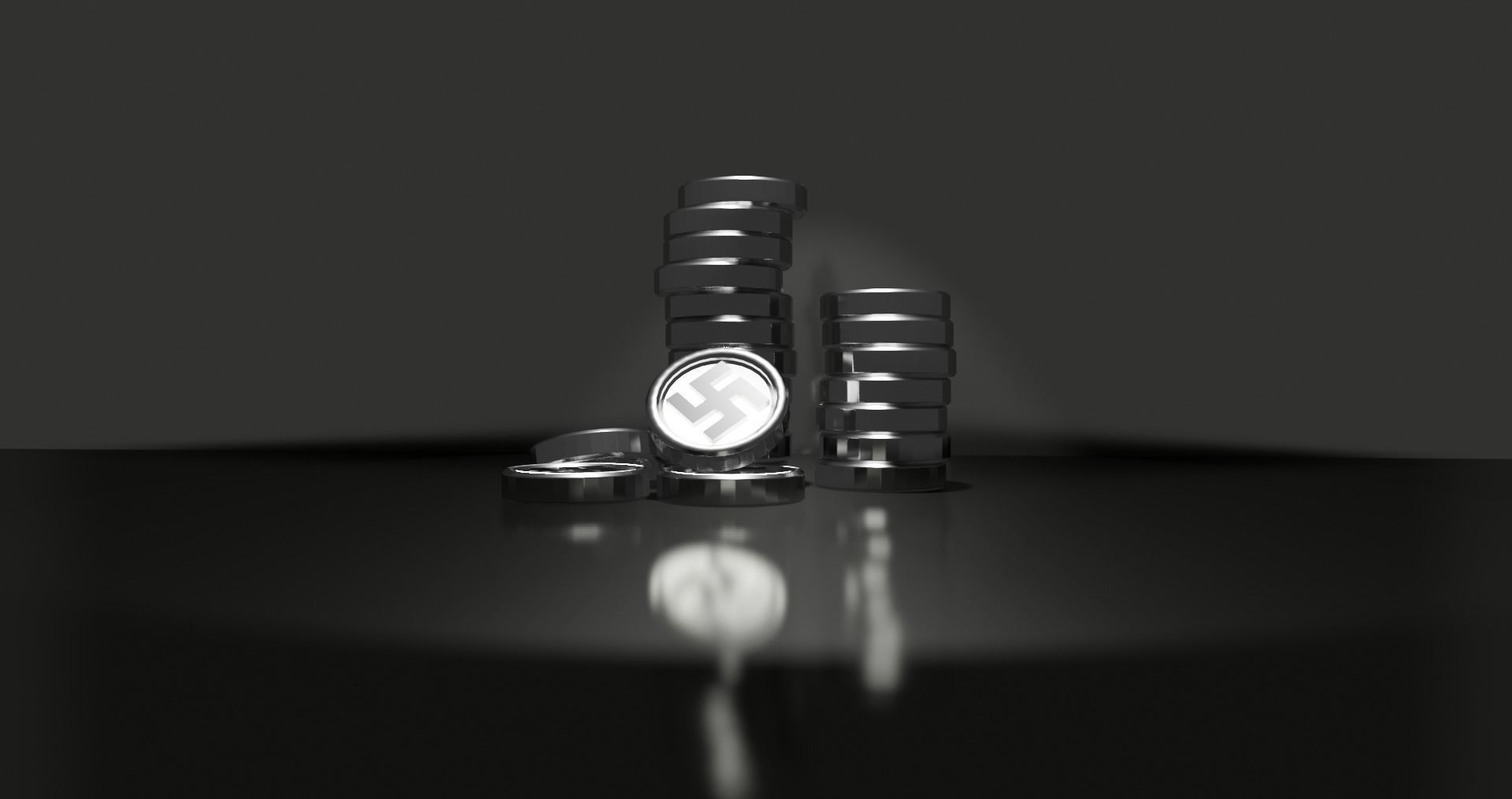 Nazi and Communist coins 3D free 3D model | CGTrader