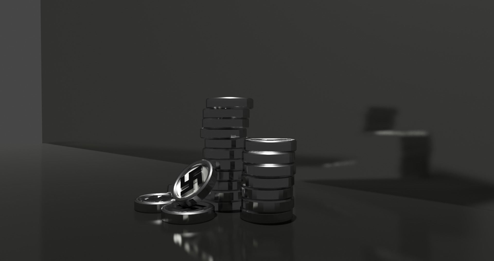 Nazi and Communist coins 3D free 3D model | CGTrader