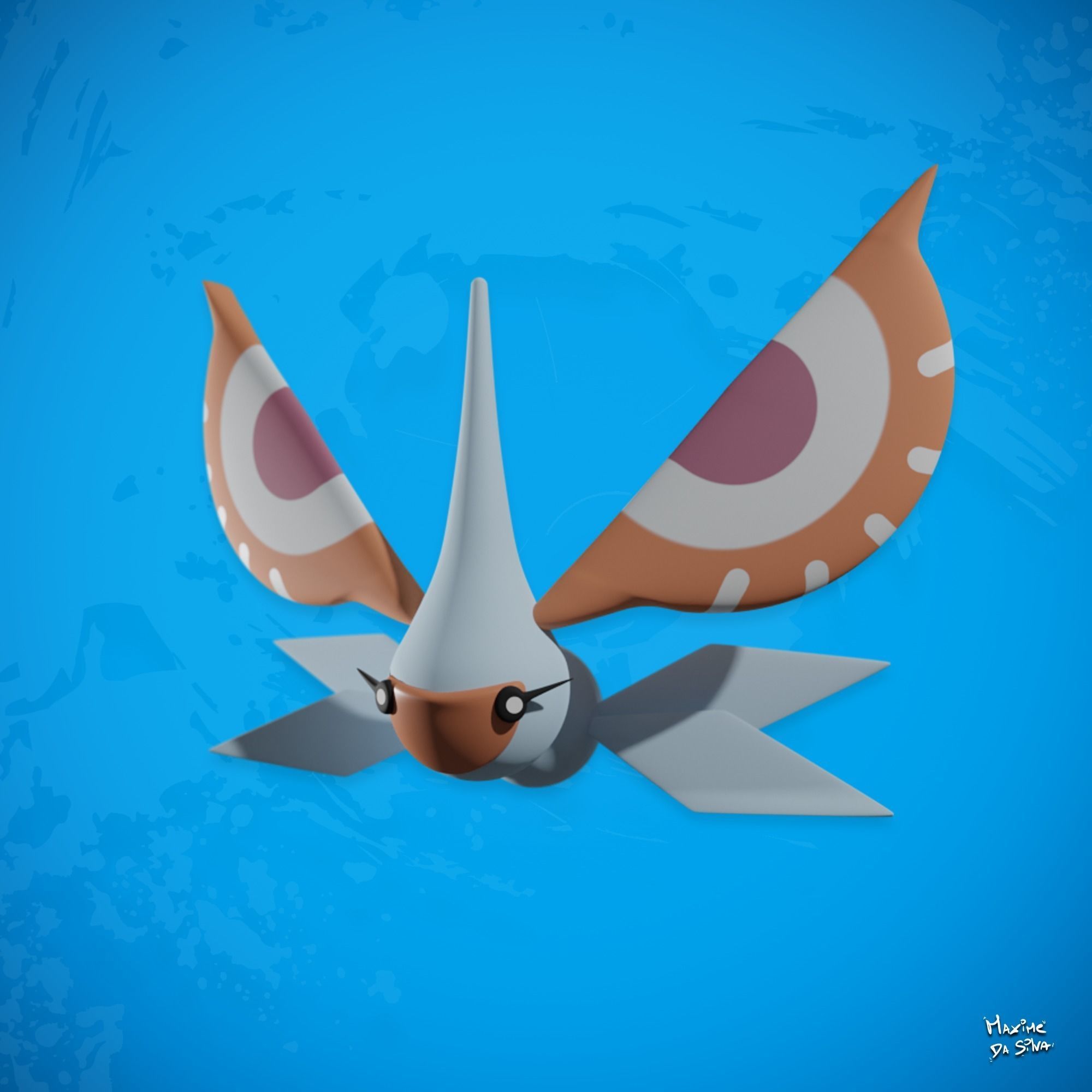 Masquerain - Pokemon 3D model | CGTrader