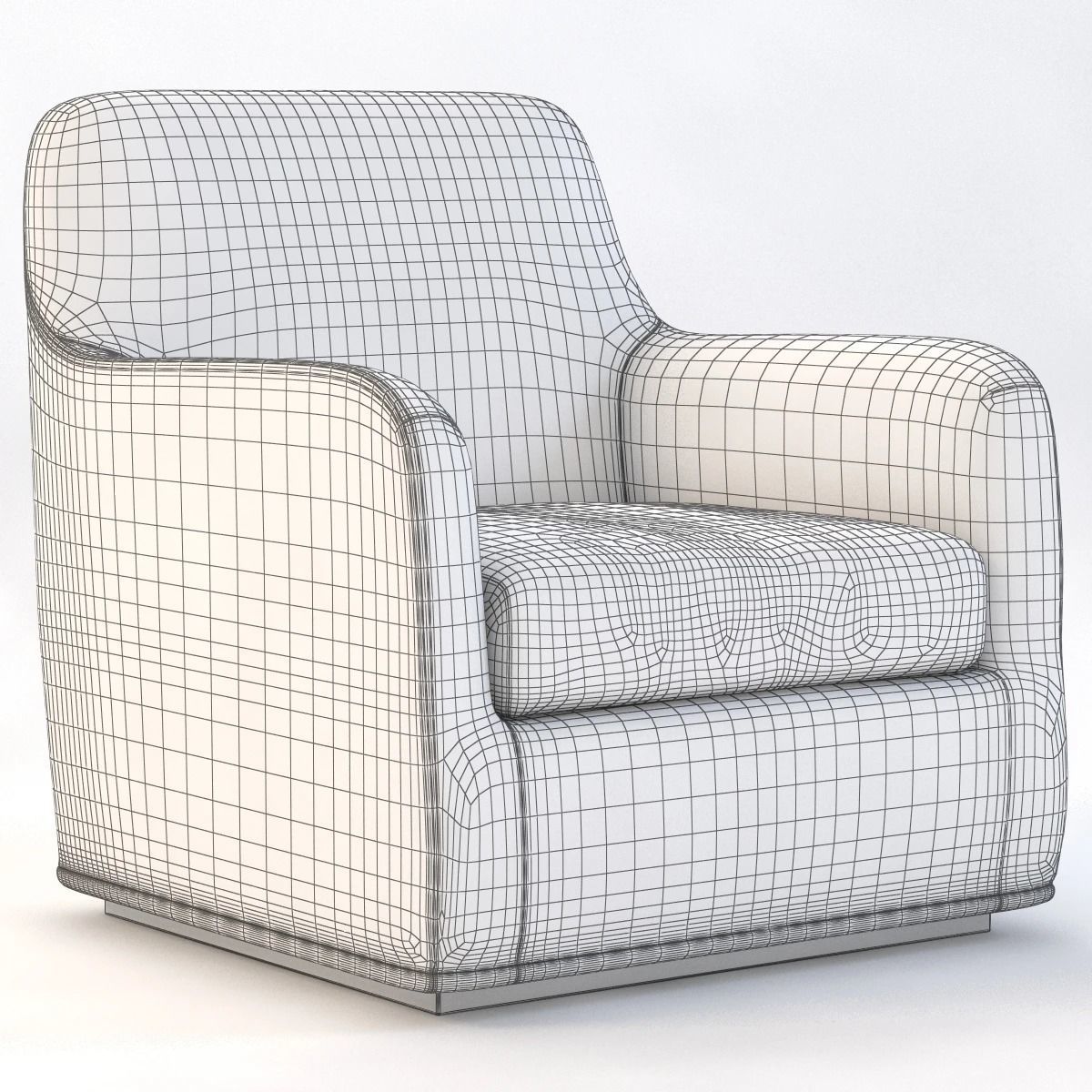 Benedetta Armchair 3D model | CGTrader
