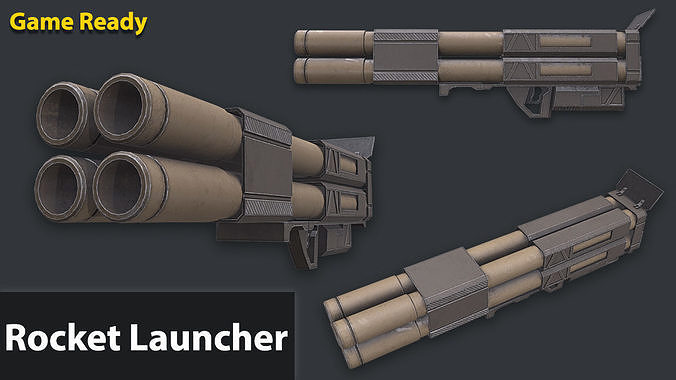 3D model Rocket Launcher Game Ready 11 VR / AR / low-poly | CGTrader
