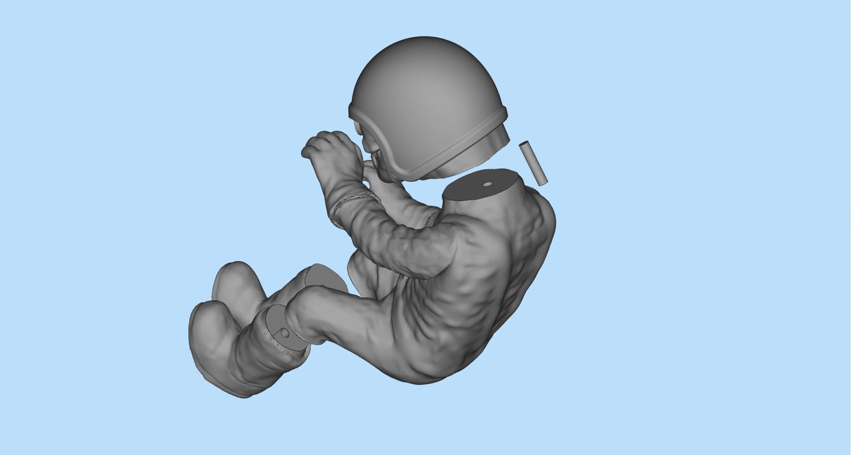 STL printable Skull and D Vader head for Wild Willie Driver 3D model 3D ...