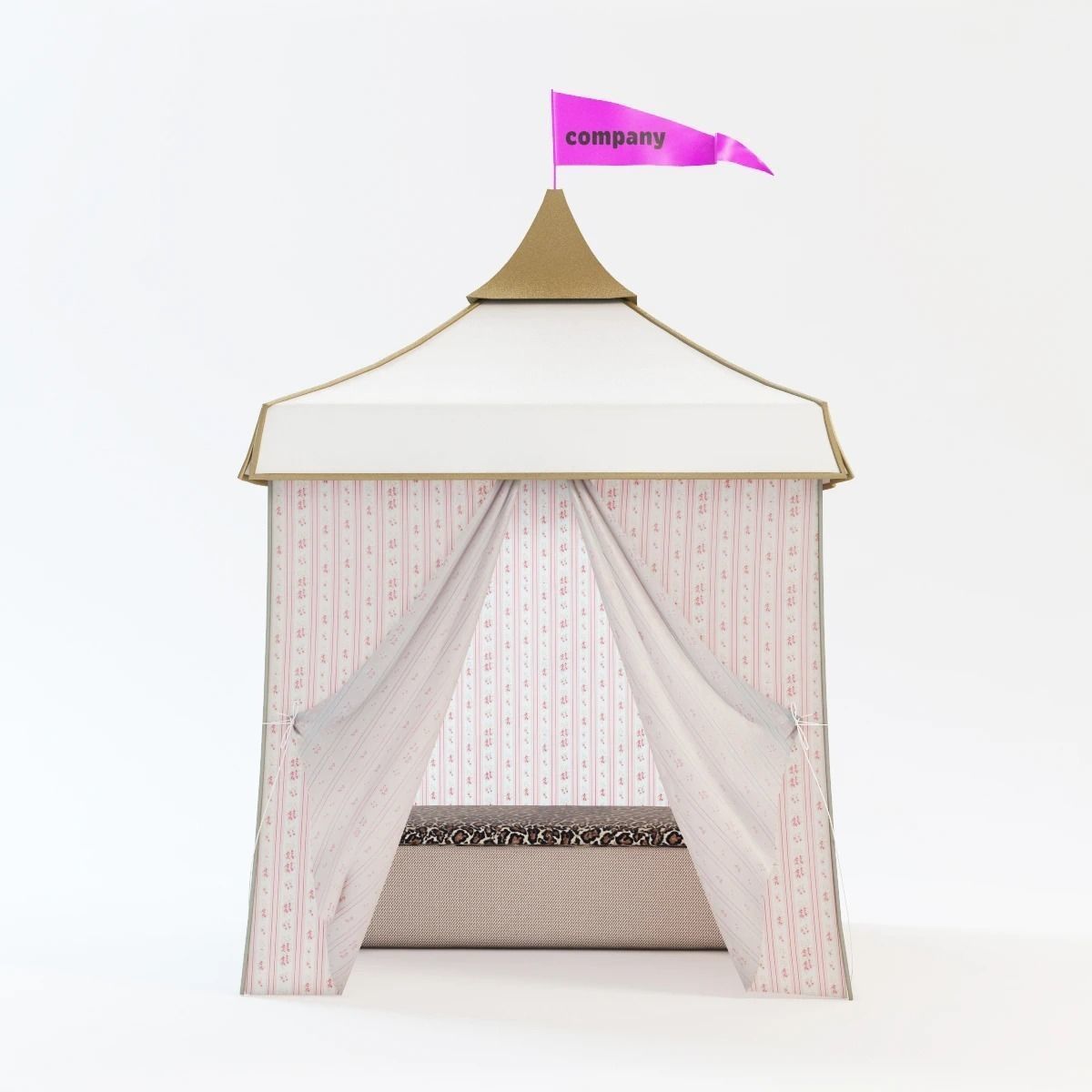 Cabana Tent 3D model | CGTrader