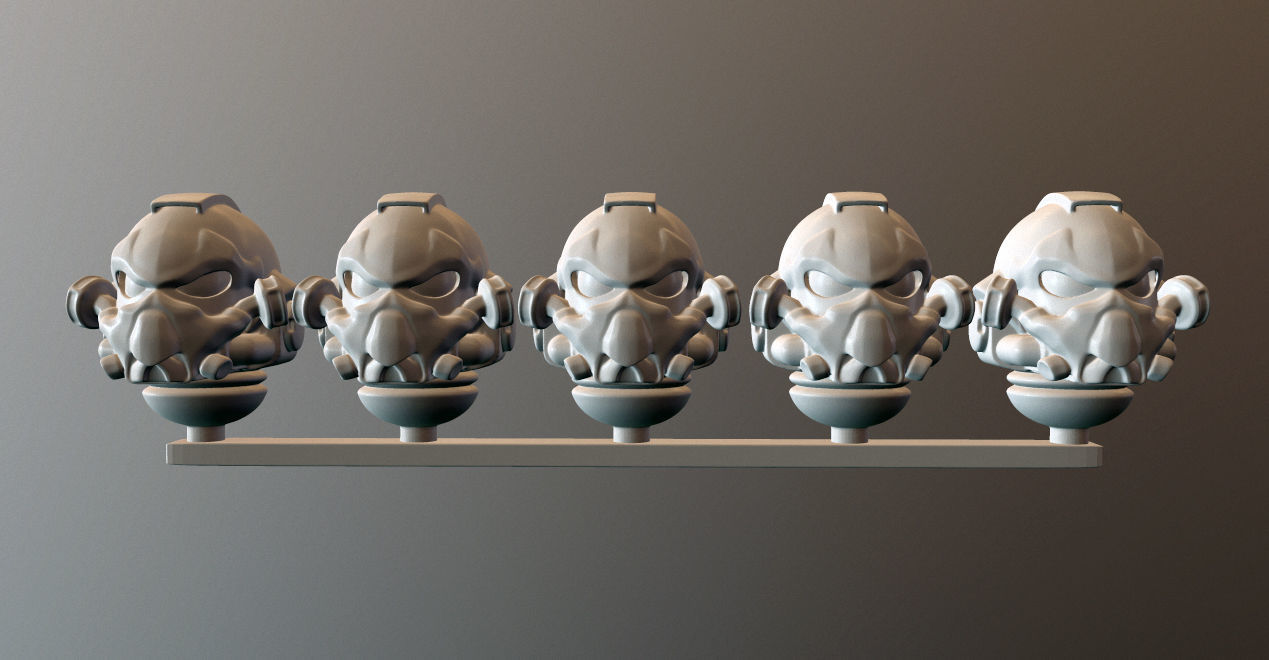 Nuclear space helmet pack 3D model 3D printable | CGTrader