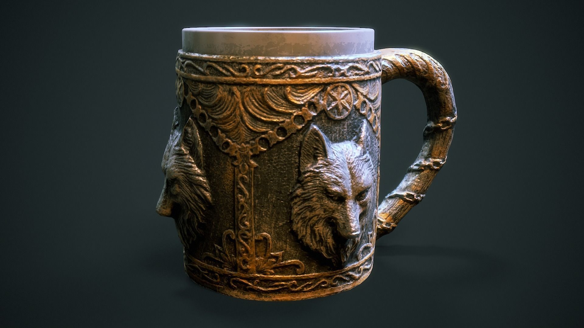 3D model Fantasy Cup VR / AR / low-poly | CGTrader