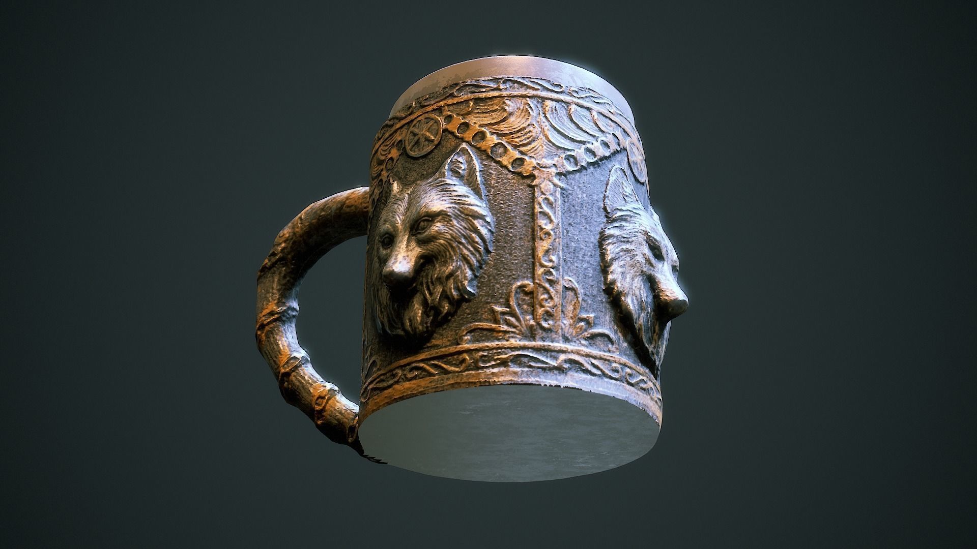 3D model Fantasy Cup VR / AR / low-poly | CGTrader