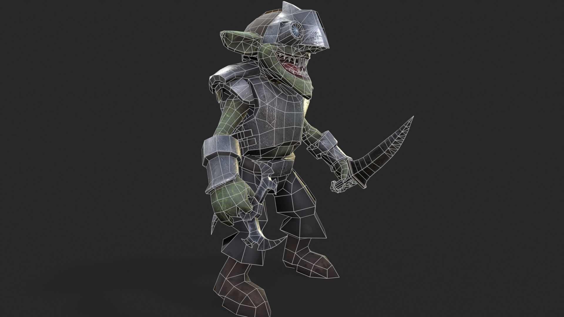 3D model Stylized low poly pbr goblin VR / AR / low-poly | CGTrader