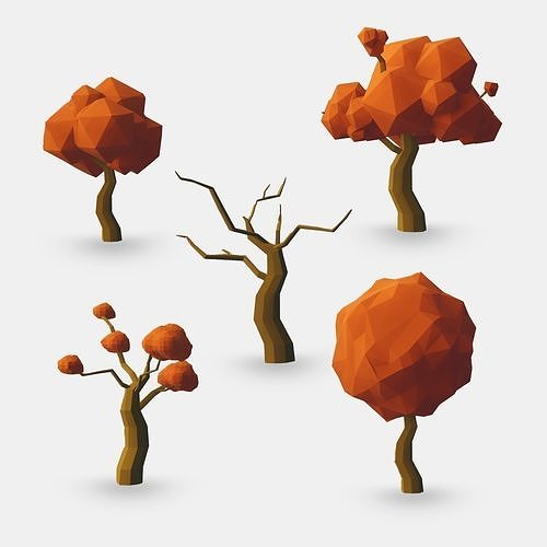 3D model Trees tree with no leaves VR / AR / low-poly | CGTrader