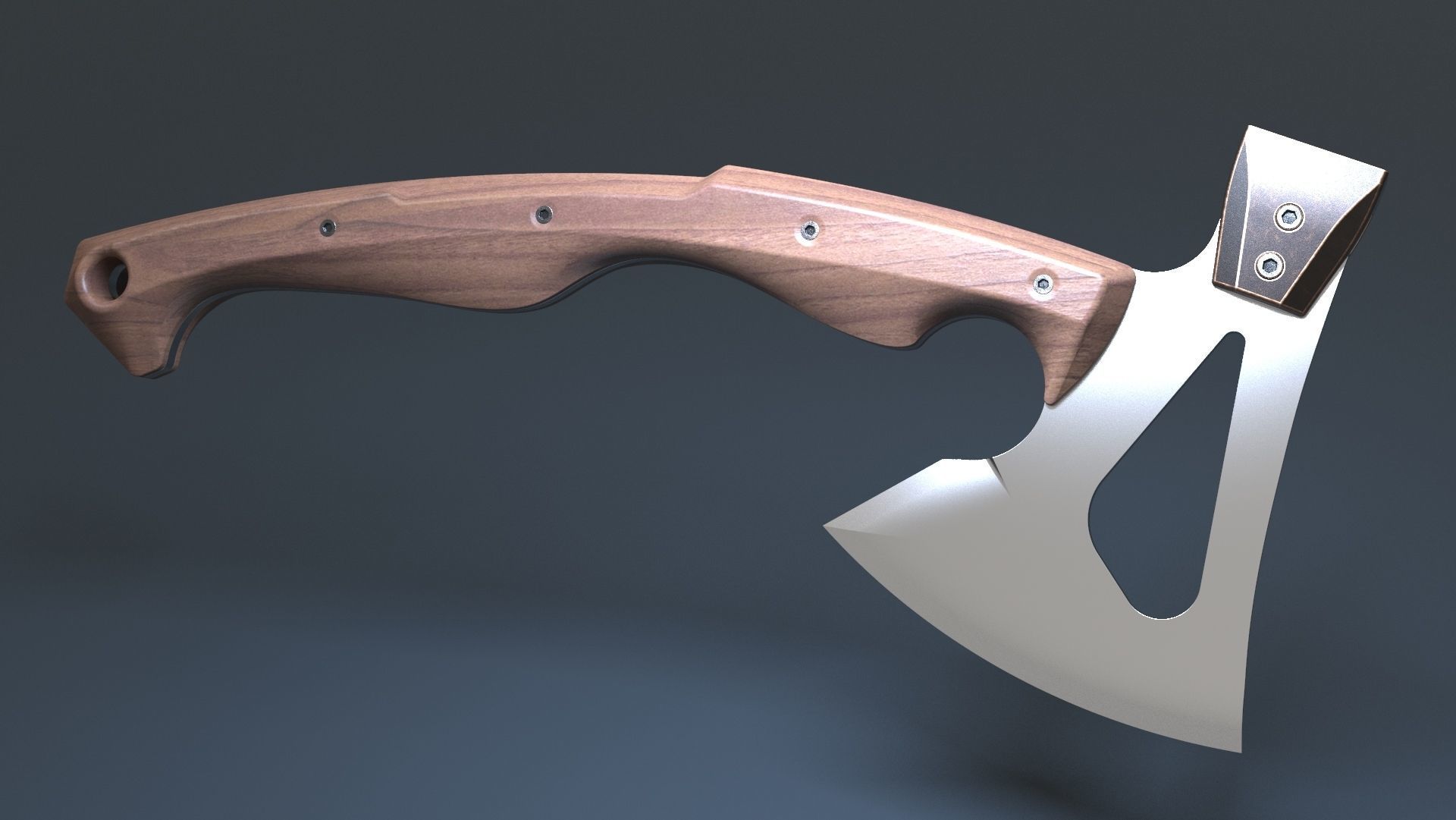 Hunting and combat modern Axe 3D model | CGTrader