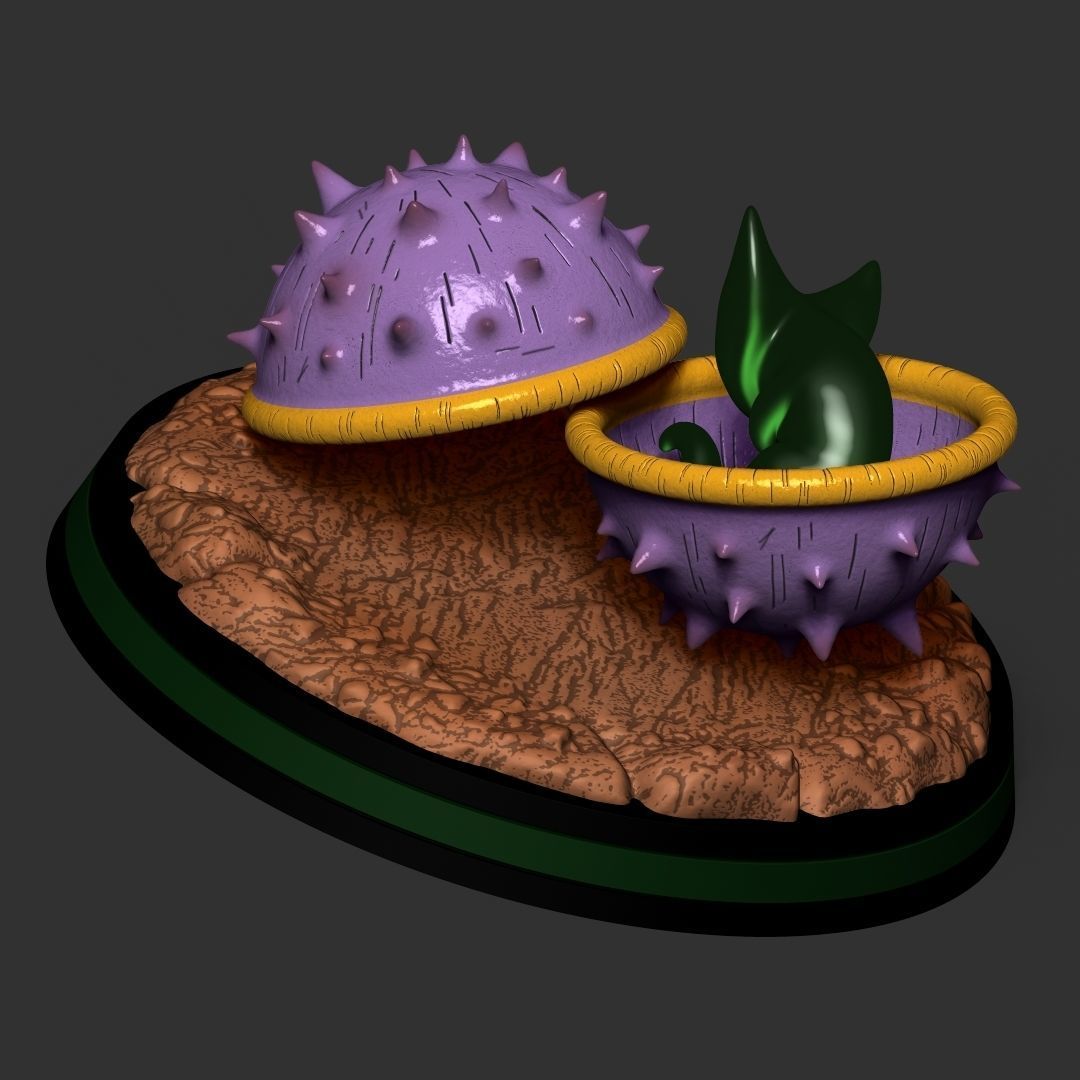 DRAGONBALL Z LARVA CELL 3D model 3D printable | CGTrader