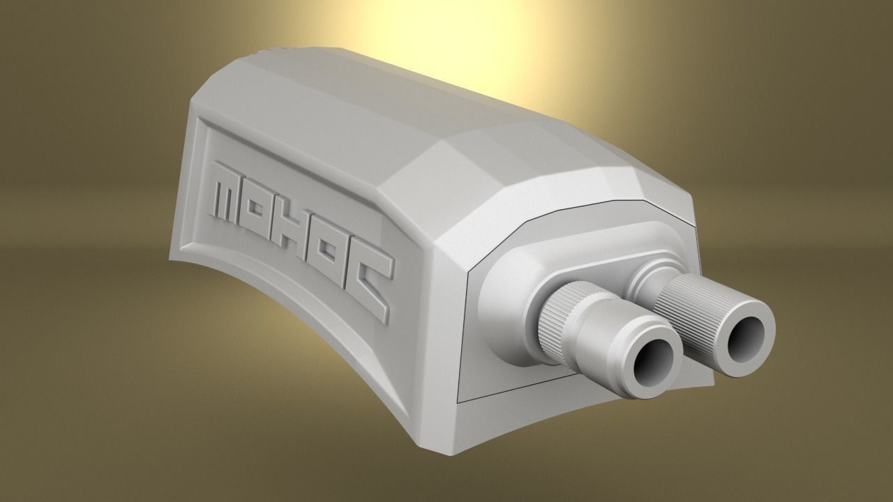 Airsoft MOHOC 2 Military helmet camera Hollow body 3D model 3D ...