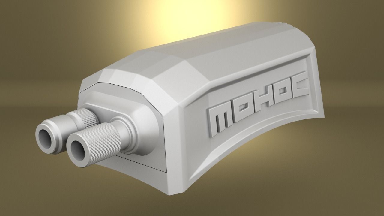 Airsoft MOHOC 2 Military helmet camera Hollow body 3D model 3D ...