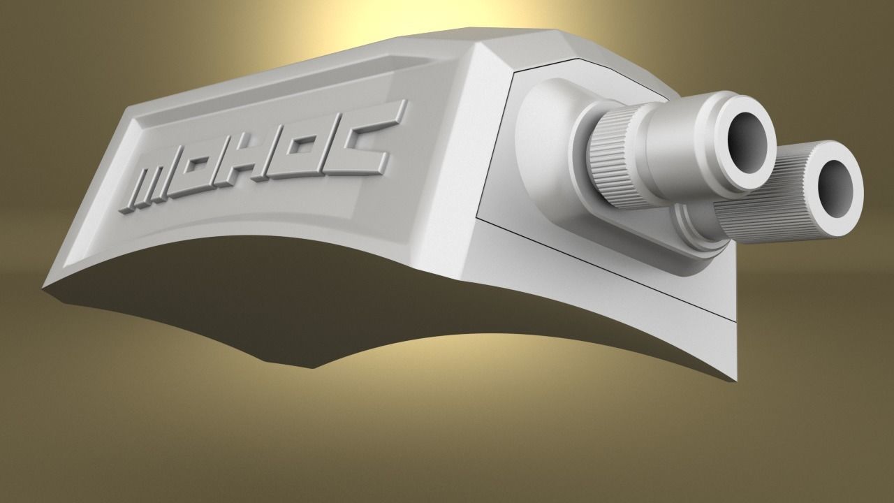 Airsoft MOHOC 2 Military helmet camera Hollow body 3D model 3D ...