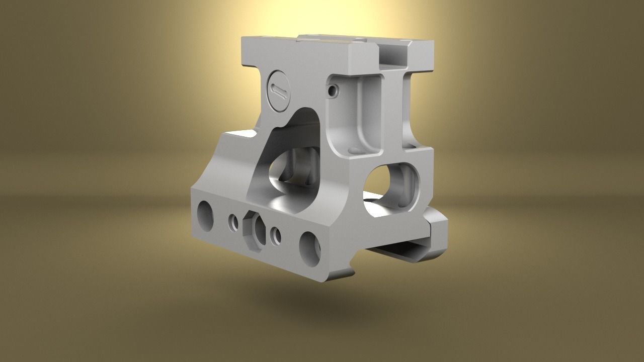 Airsoft Unity Tactical FAST MRO Mount body 3D model 3D printable | CGTrader