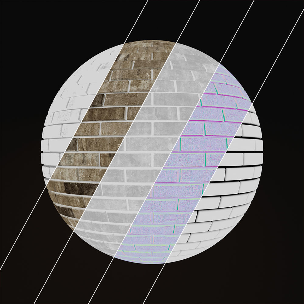 Chesterfield Running and Stack Bricks Textures Texture | CGTrader