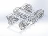Train 2 axes bogie and suspension system 3D model | CGTrader