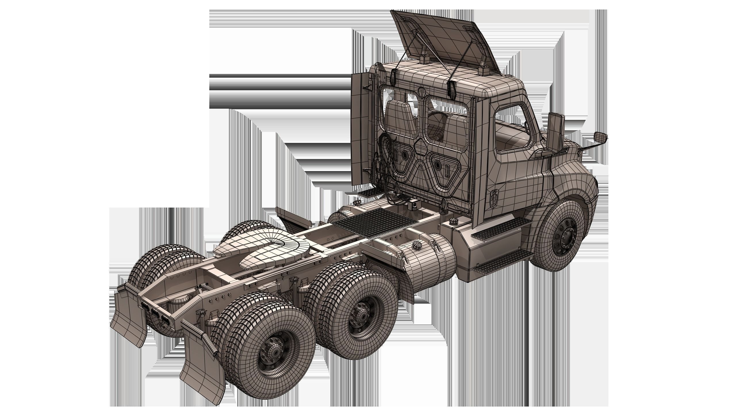 Freightliner Cascadia Day Cab 2017 - Present 3D model | CGTrader