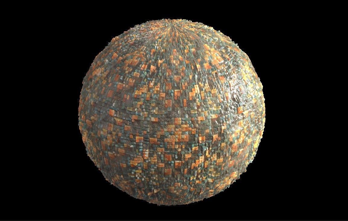 Texture PBR Skin Creature Alien Seamless Material SBSAR 4k Texture 67 ...