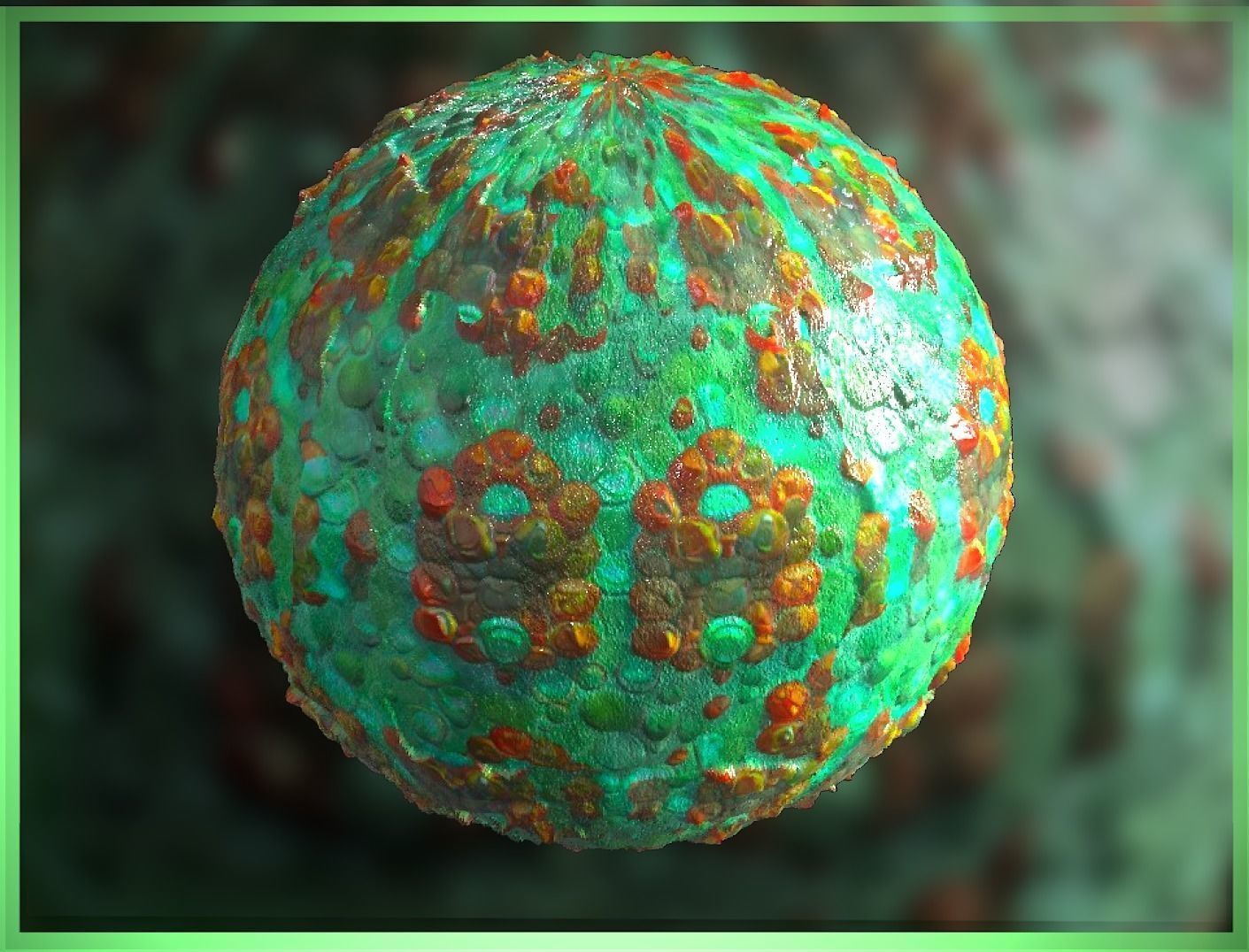 Texture PBR Skin Creature Alien Seamless Material SBSAR 4k Texture 21 ...