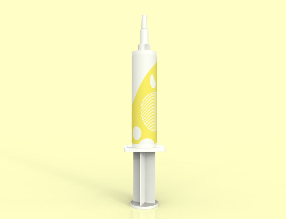 White plastic syringe small - injection - medicine 3D model | CGTrader