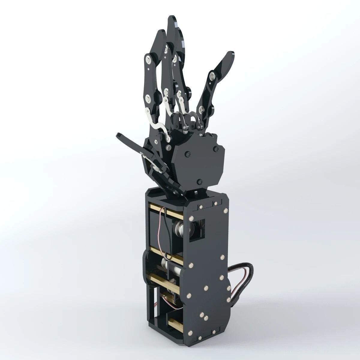 Industrial Robotic Arm Bionic Robot 3D model | CGTrader