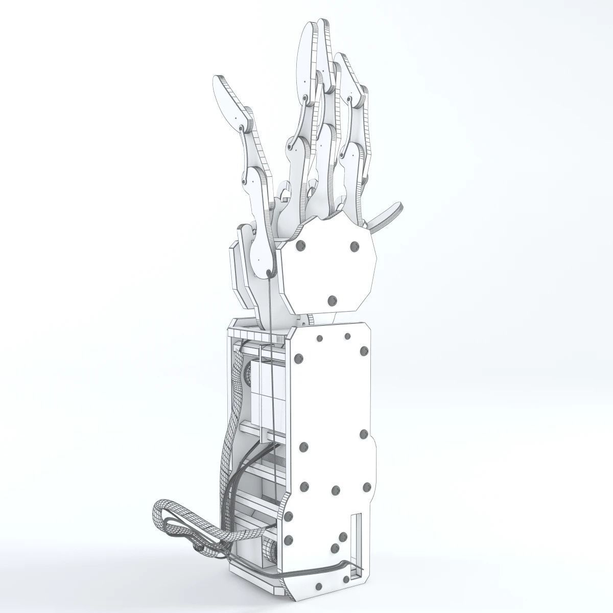 Industrial Robotic Arm Bionic Robot 3D model | CGTrader