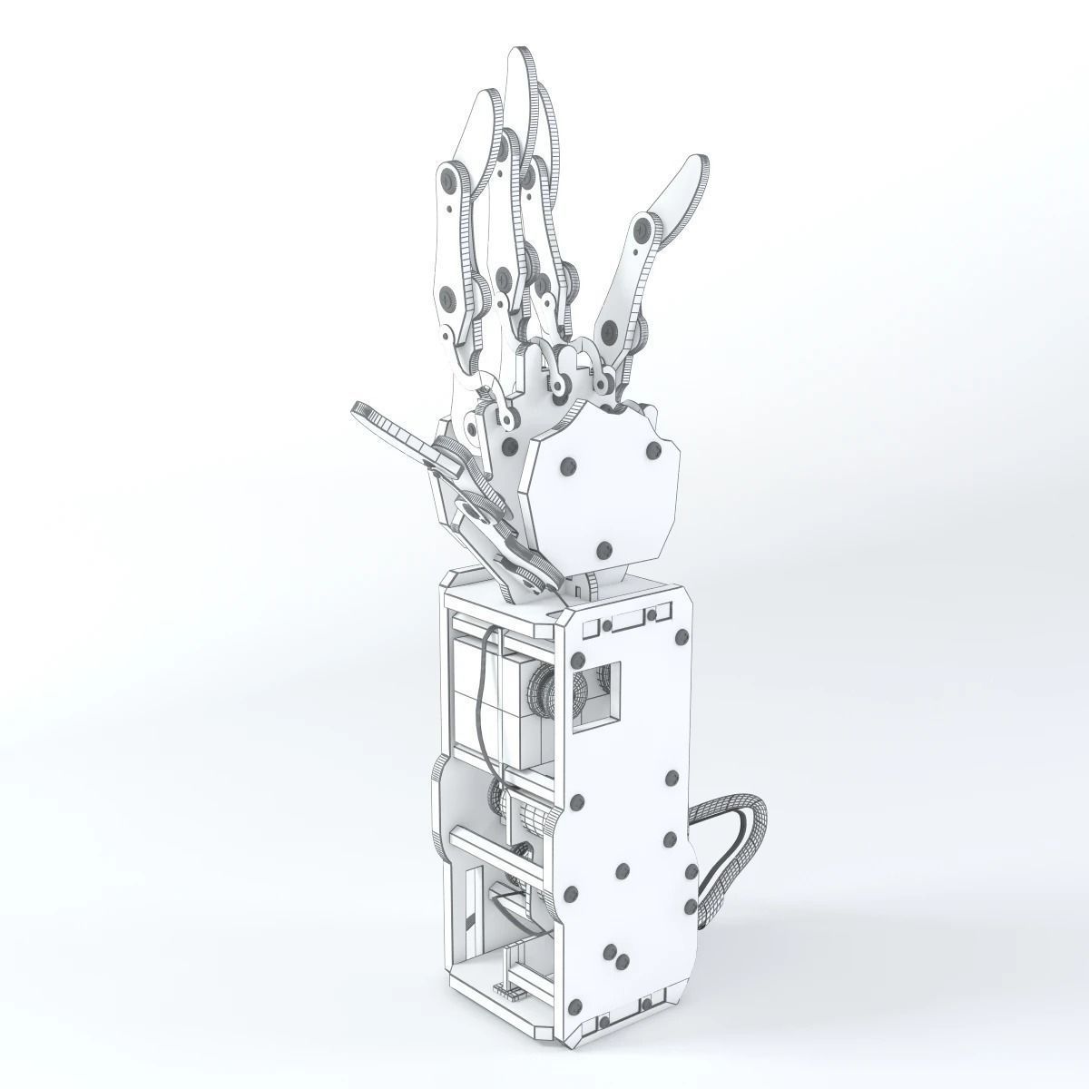 Industrial Robotic Arm Bionic Robot 3D model | CGTrader