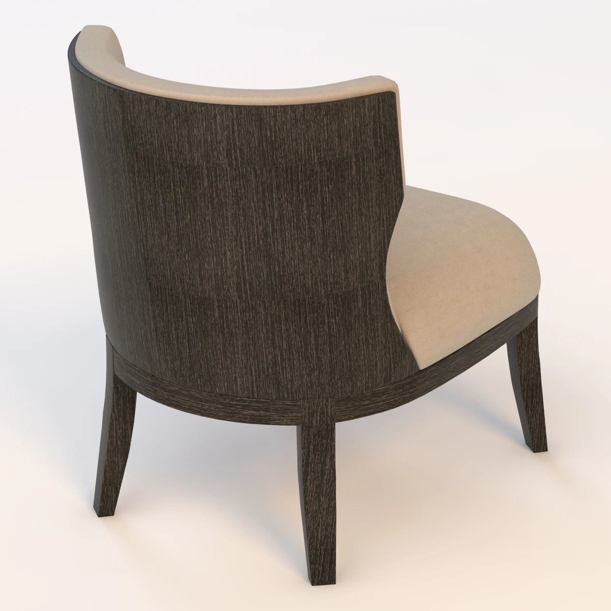 Grace Wood Armchair 3D model | CGTrader