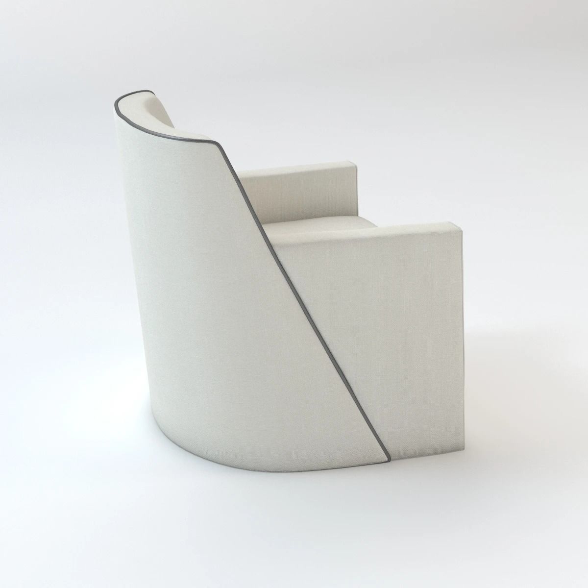 Giro Swivel Lounge Chair 3D model | CGTrader