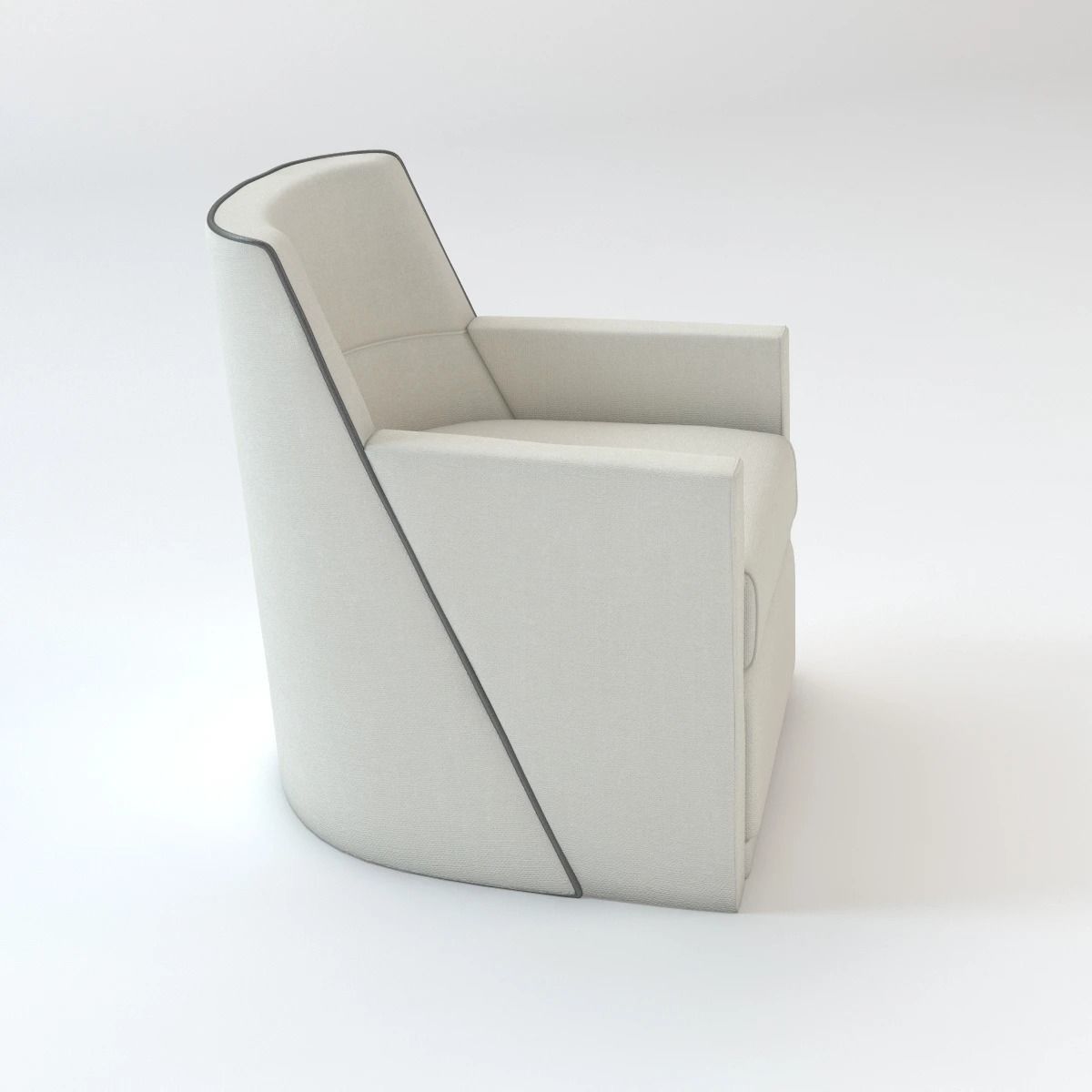 Giro Swivel Lounge Chair 3D model | CGTrader
