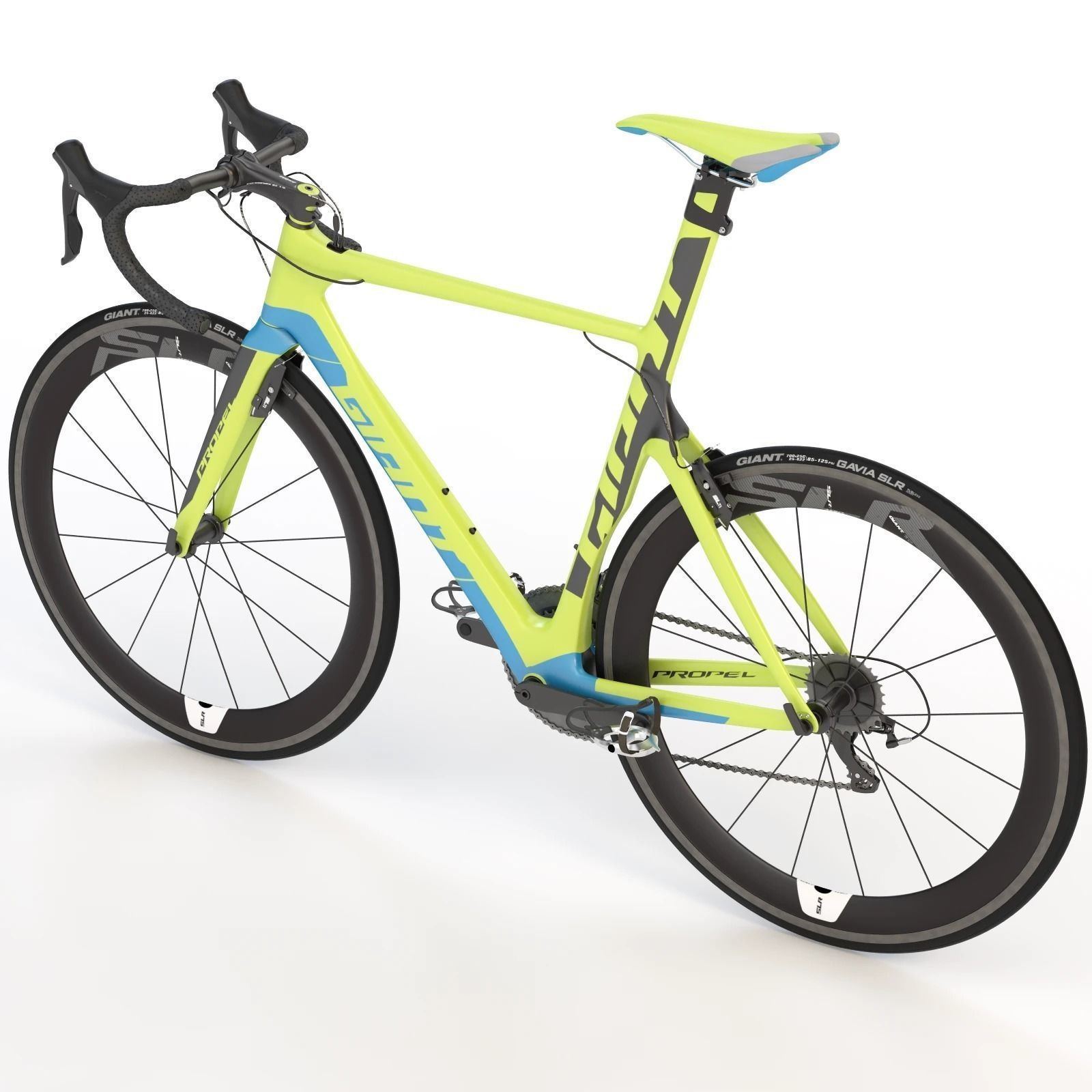 Giant Propel Advanced Sl-2 Green-Blue Sprinter Bicycle 3D model | CGTrader