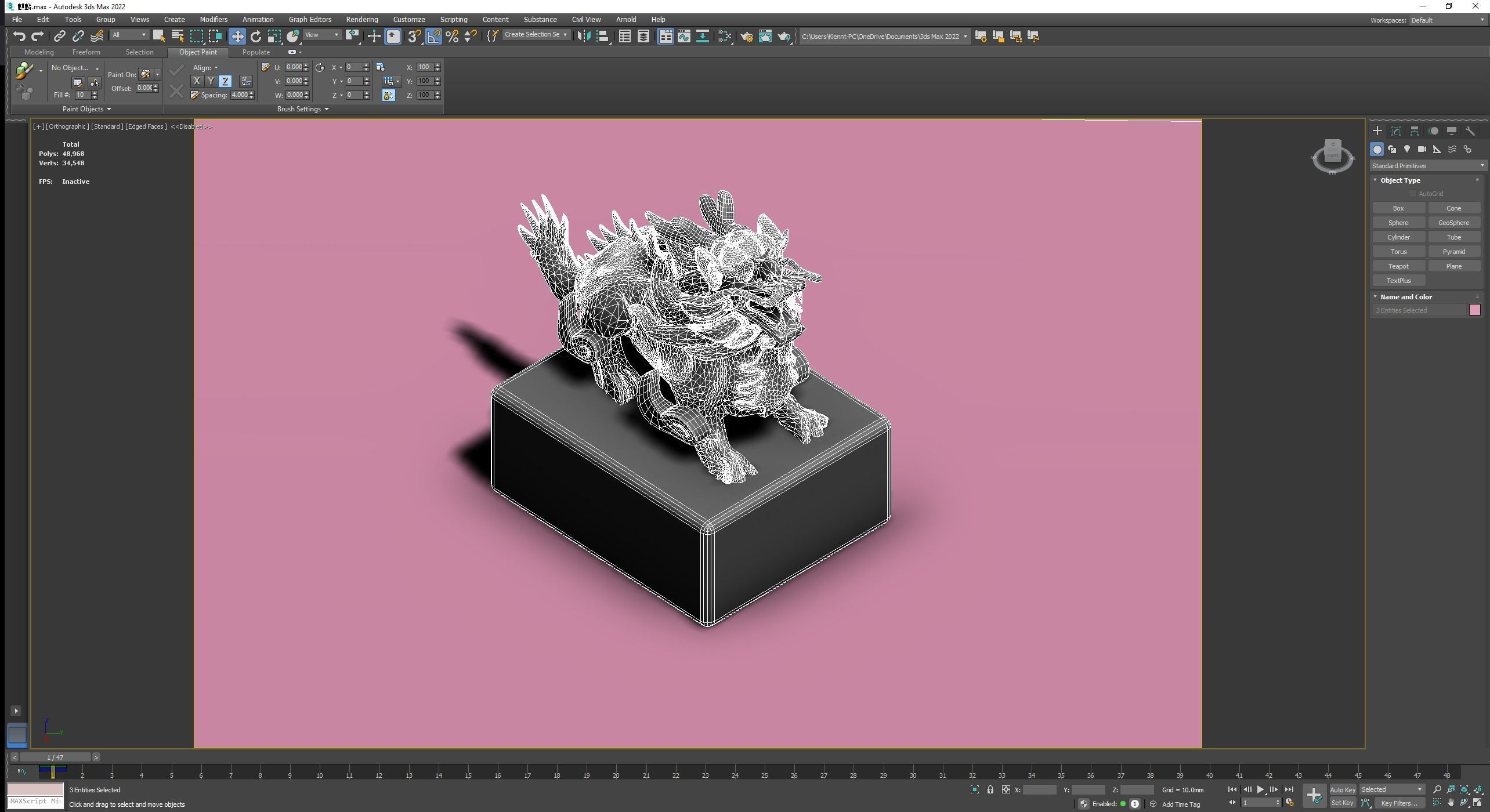 Ancient Chinese Jade Carved Jade Kirin Seal 3D model | CGTrader