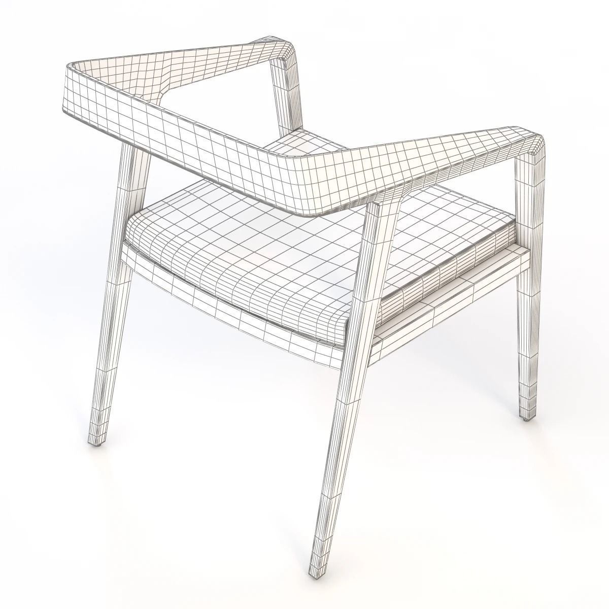 Full Twist Side Chairs Geiger 3D model | CGTrader