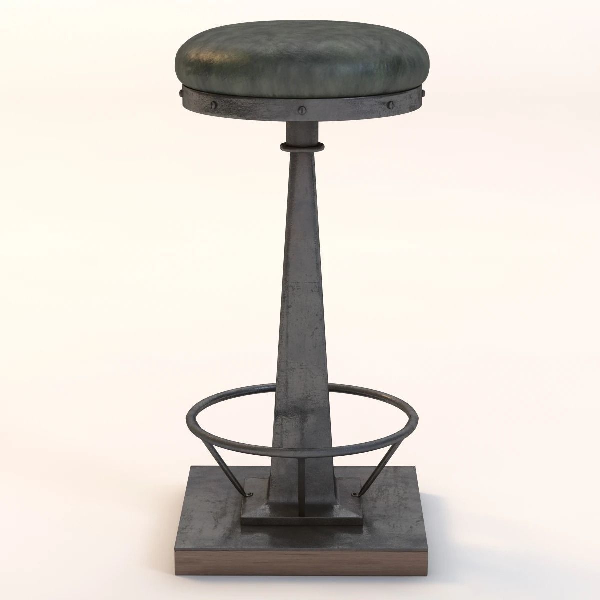 Flint Vintage Bar Stool 3D model | CGTrader
