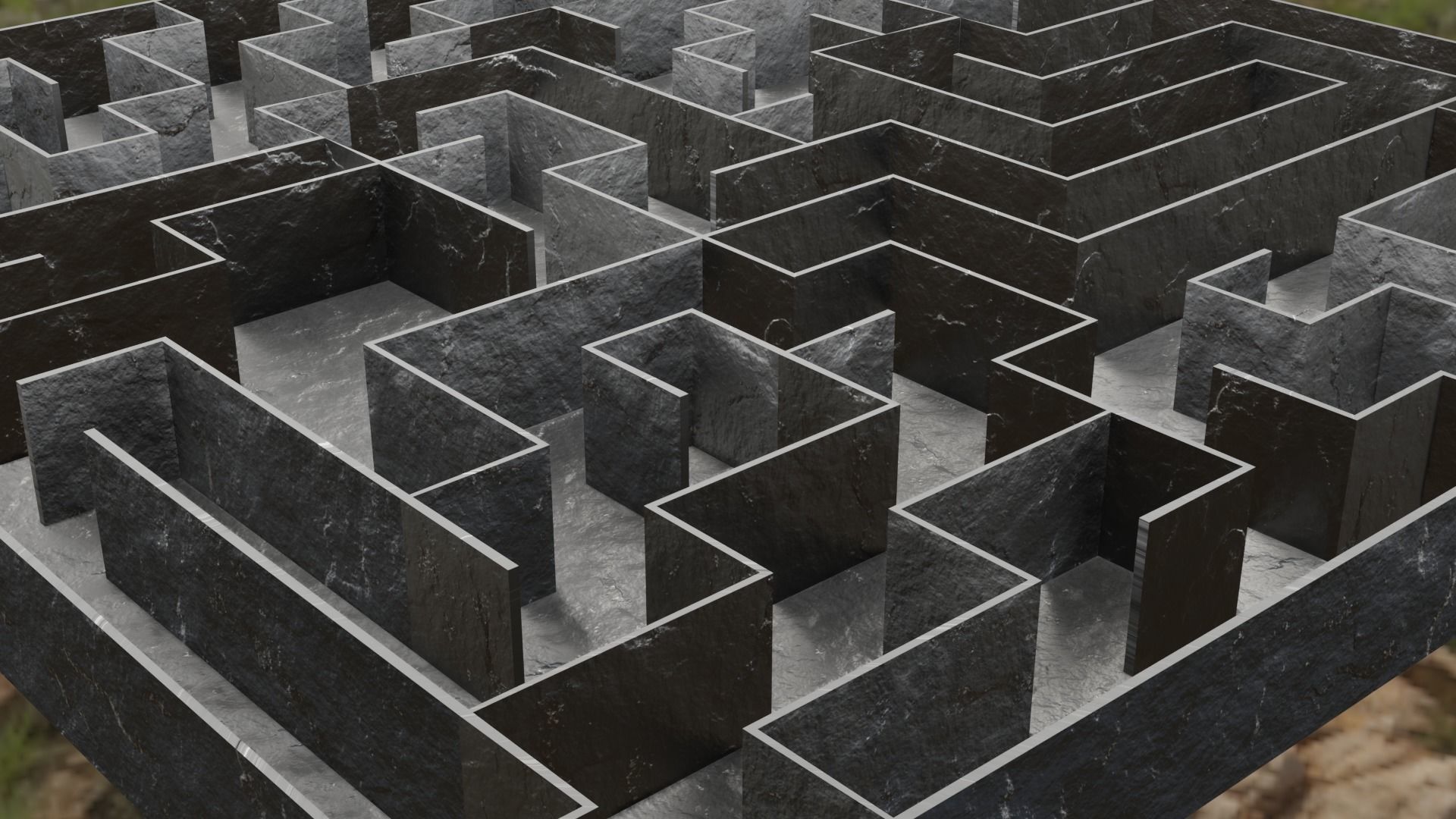 Sci fi Maze 3D model | CGTrader