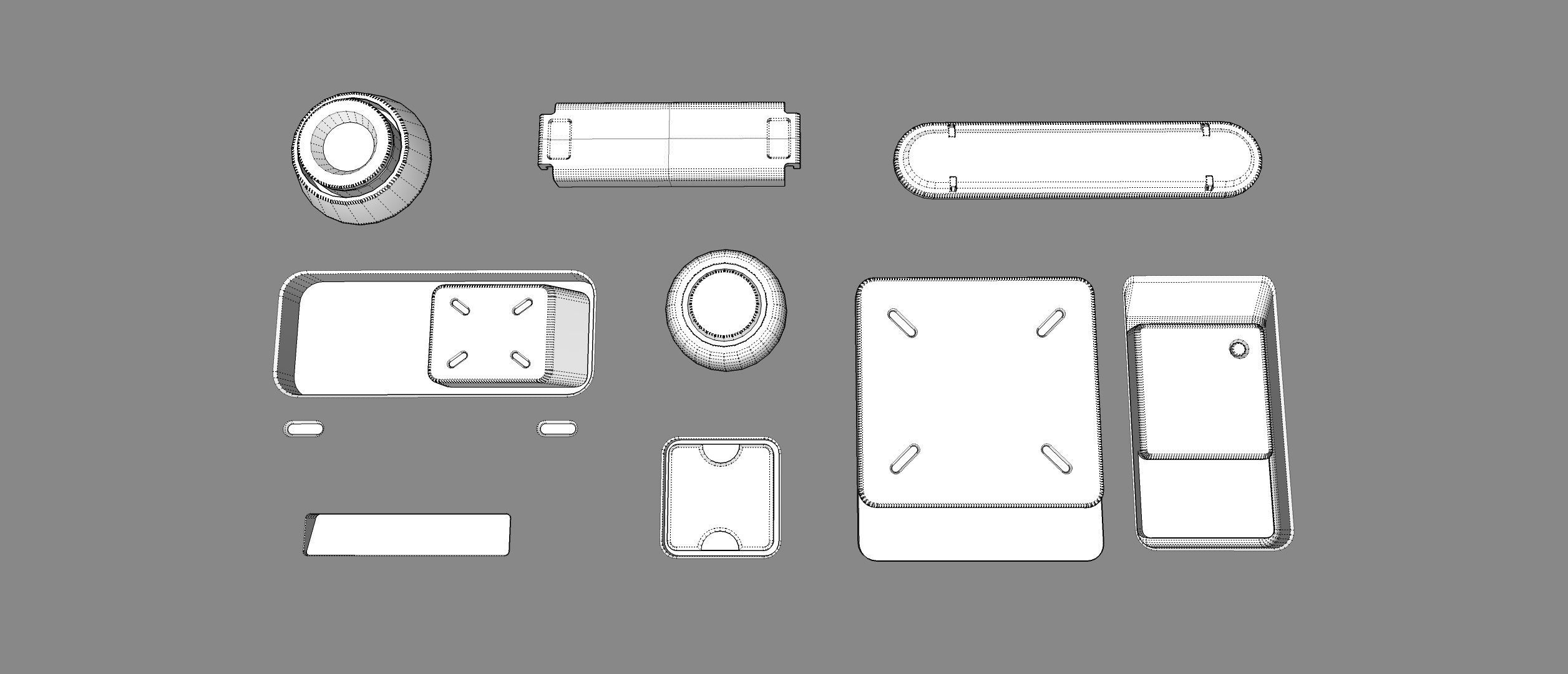 Sci fi trim sheets 1 3D model | CGTrader