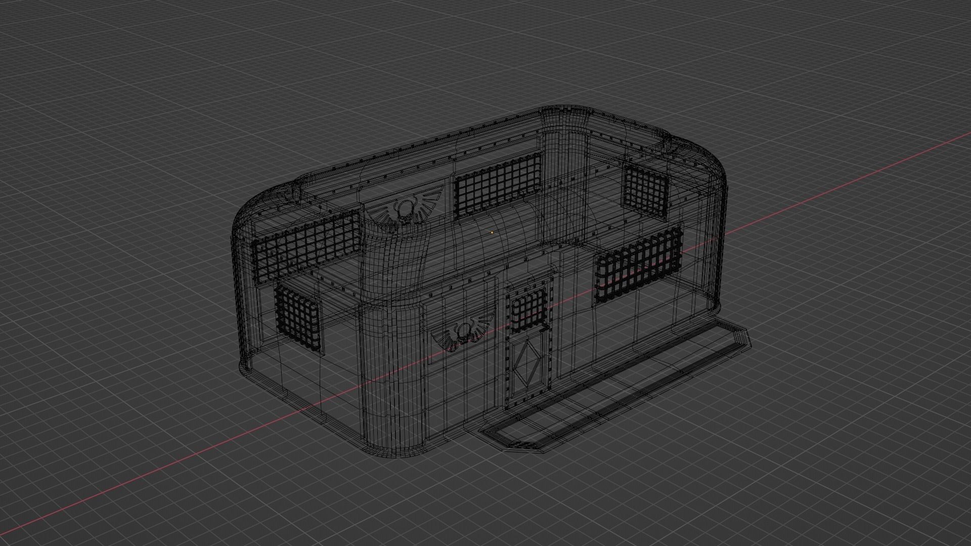 Imperial Guard Military Barrack 3D model 3D printable | CGTrader