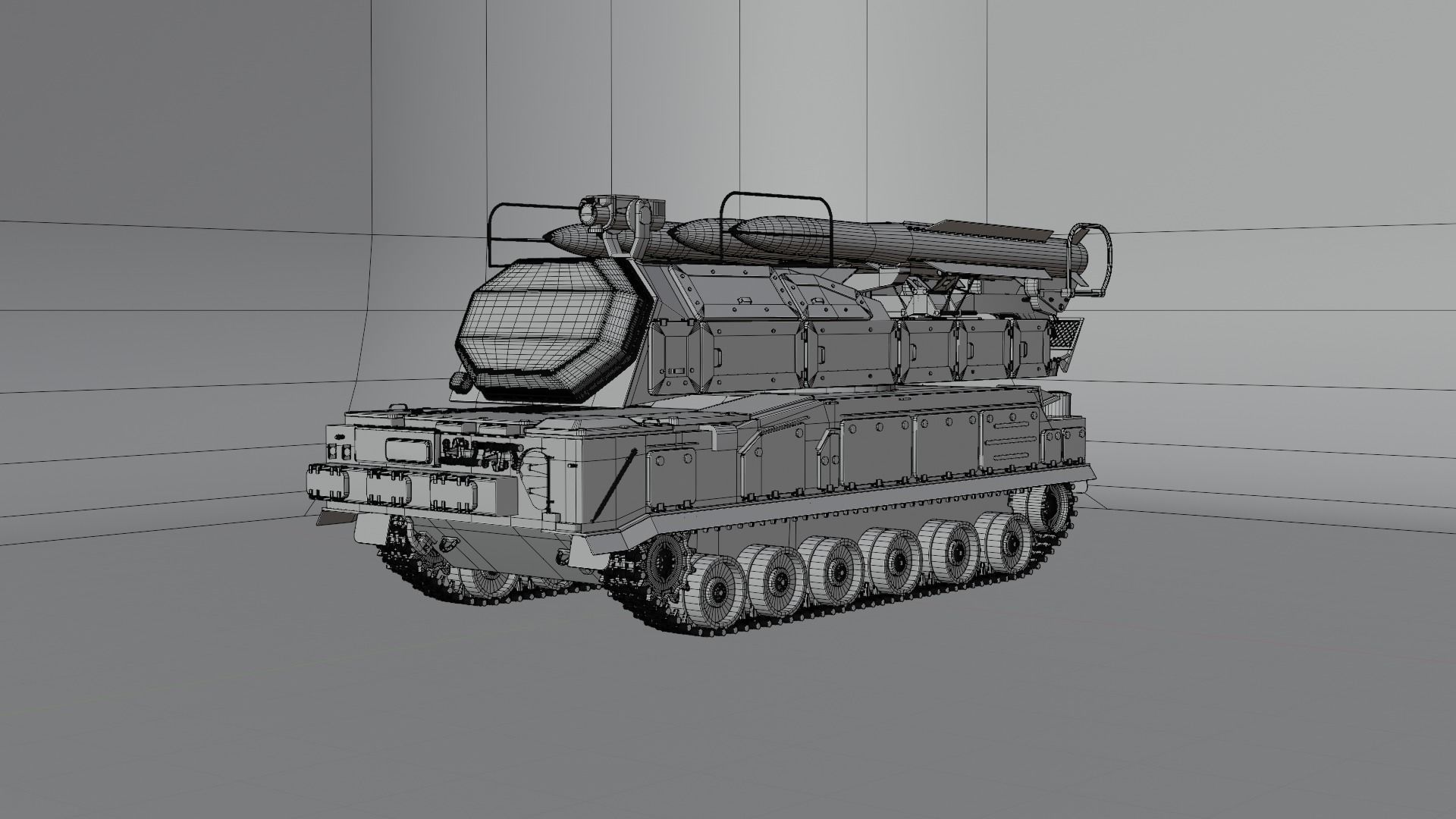 BUK-M2 9K37 SA-11 Gadfly 3D model | CGTrader