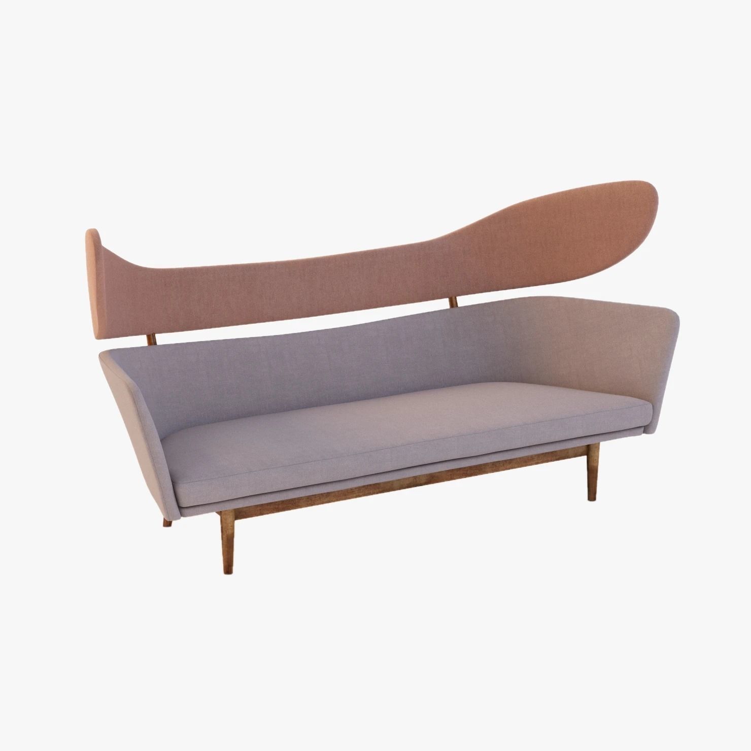 Organic Modernism Aysha Sofa 3D model | CGTrader