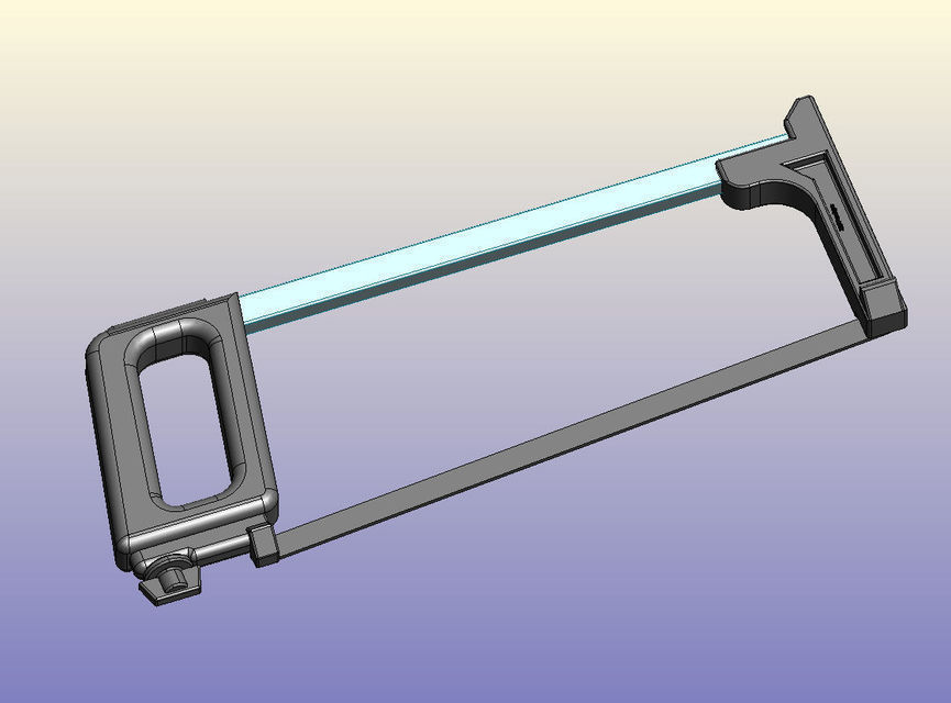 Hacksaw free 3D model | CGTrader