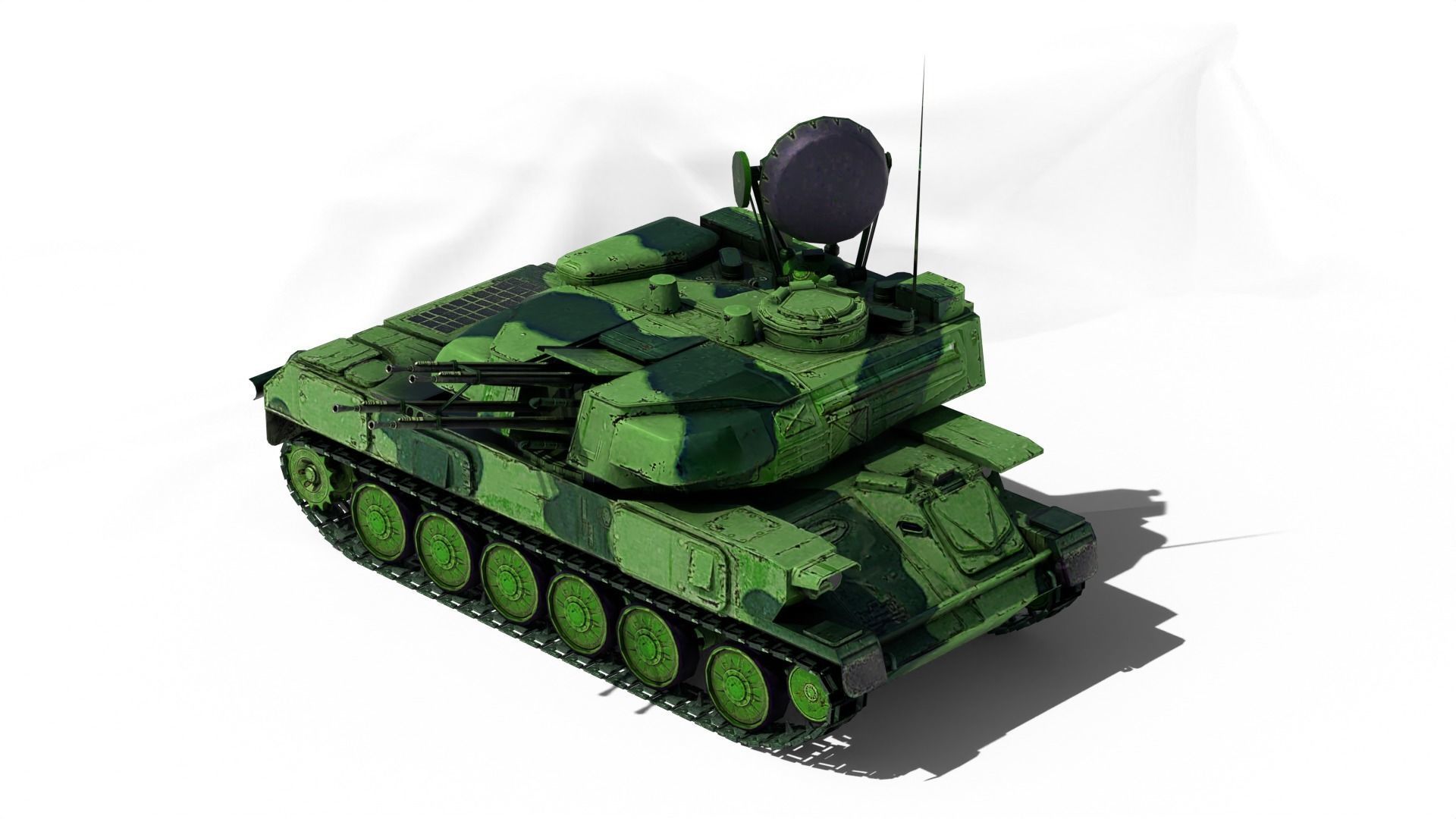3D model ZSU 23-4 Shilka VR / AR / low-poly | CGTrader