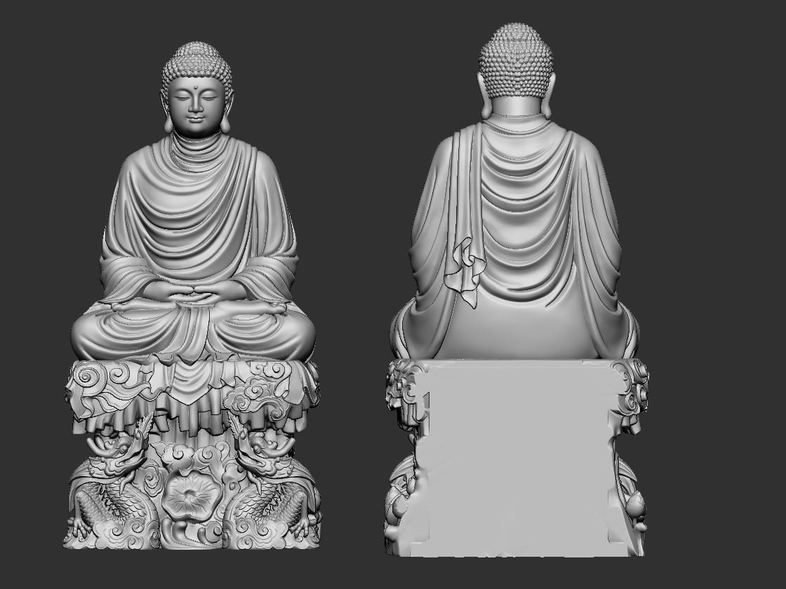 Buddha 3D model 3D printable | CGTrader