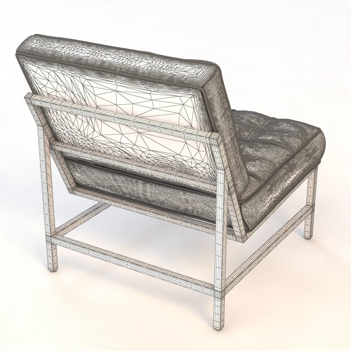 Mid Century Major Chair 3D model | CGTrader