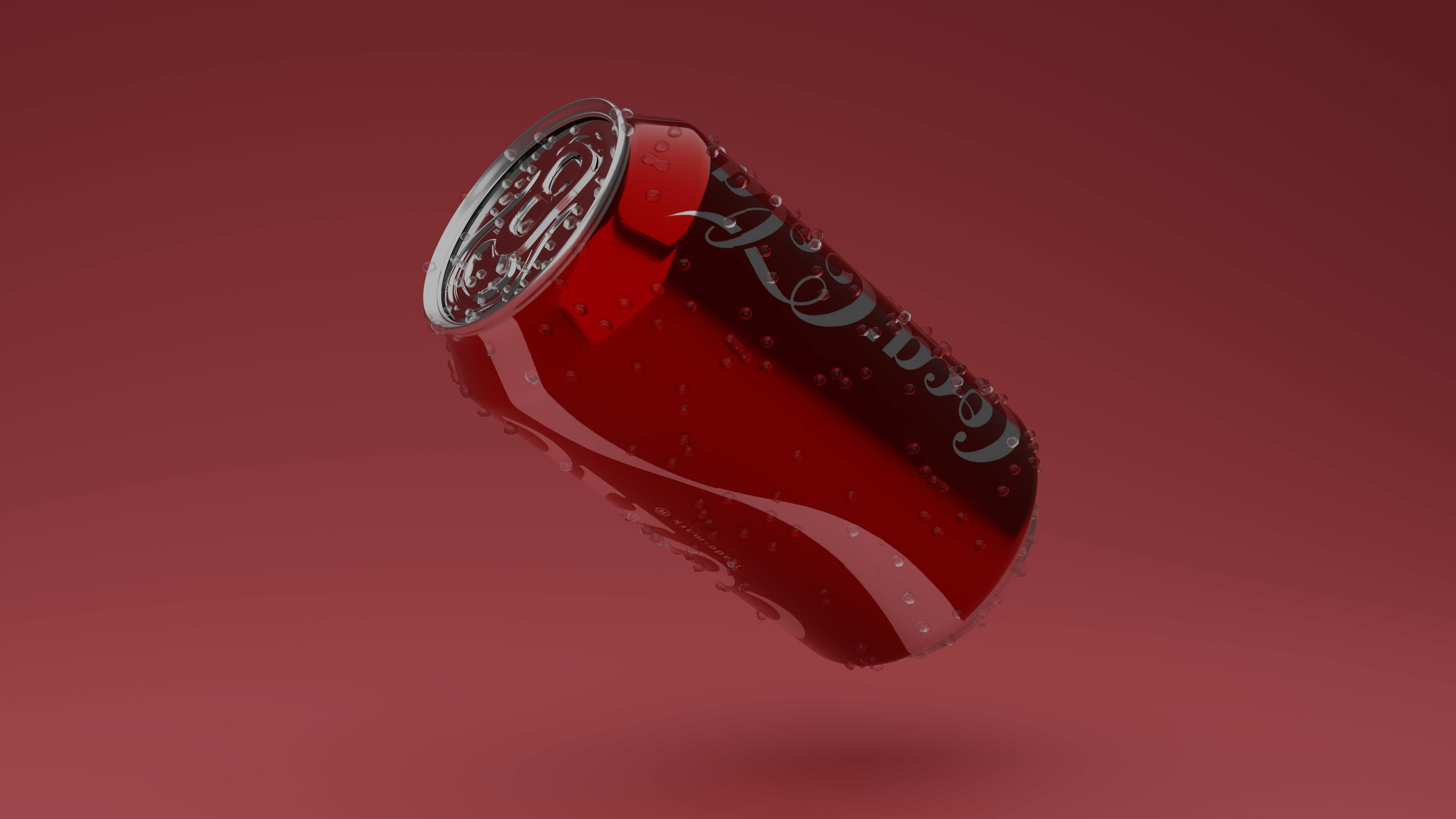 Coca cola coke soda can 330ml realistic 3d model 3D model | CGTrader