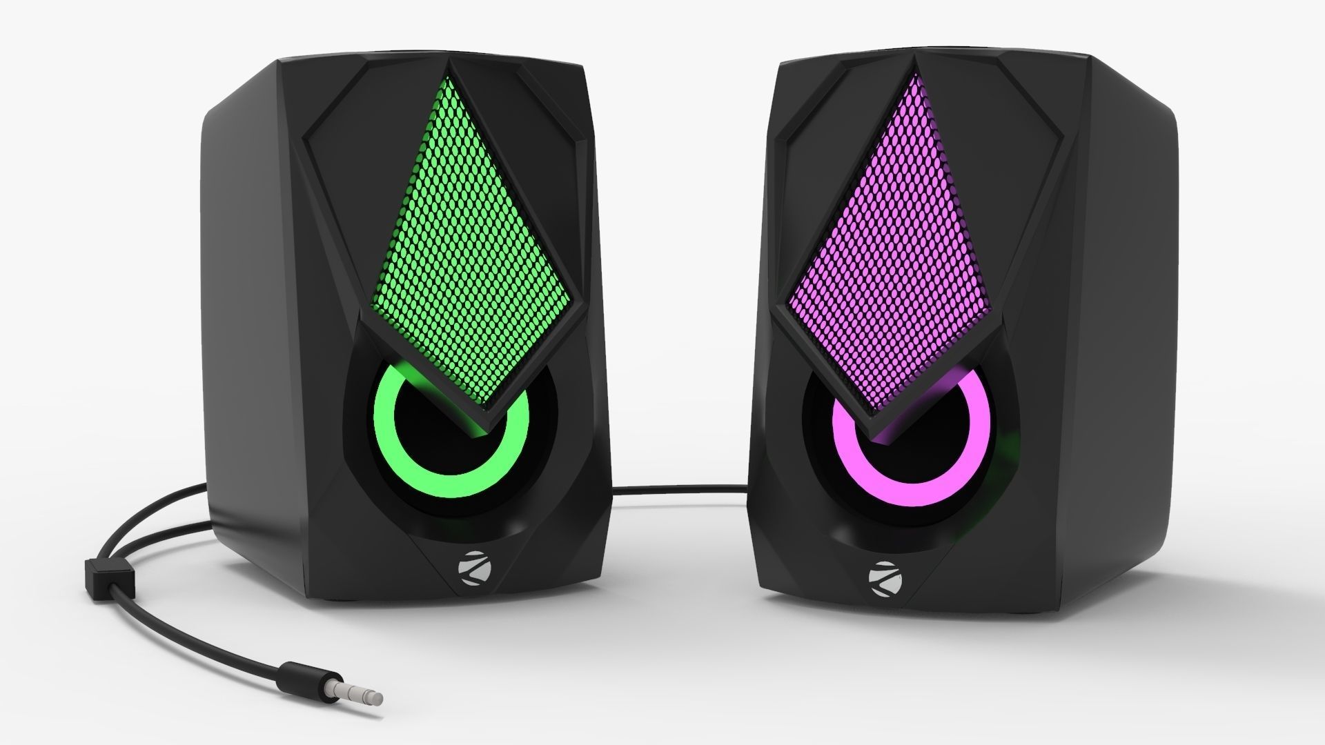 RGB Gaming Speakers 3D model | CGTrader