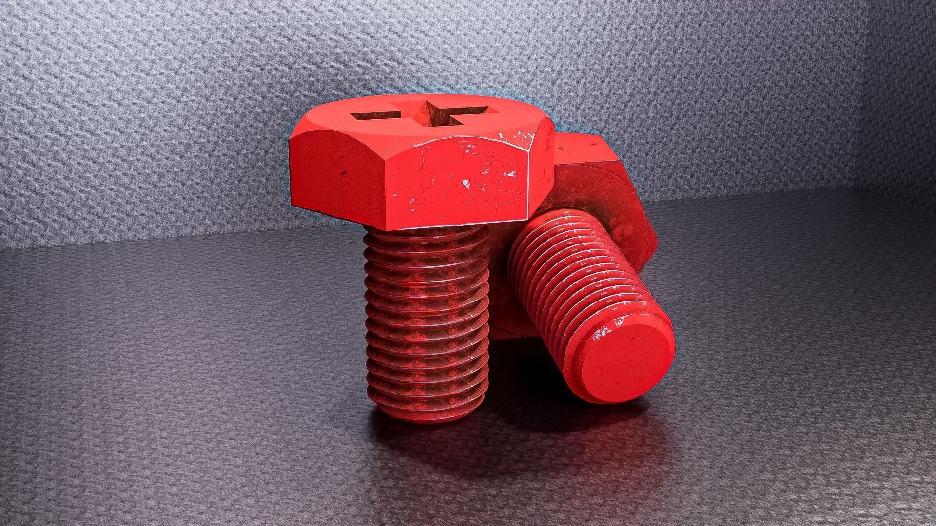 Bolt Metalic on blender free 3D model | CGTrader