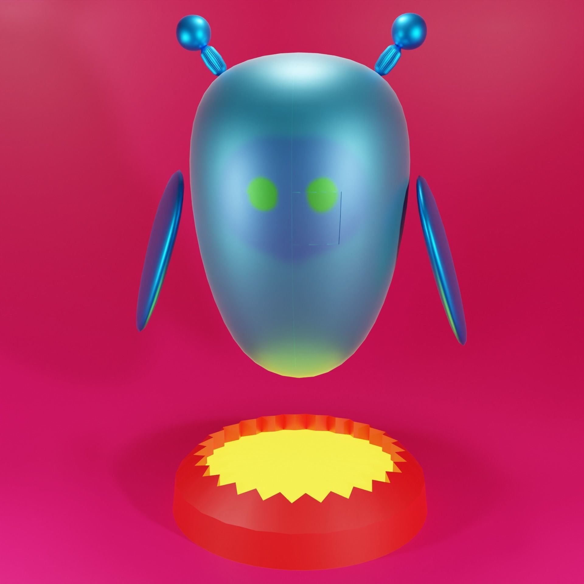 3D model Floite Robot Float VR / AR / low-poly | CGTrader